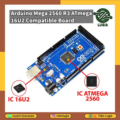 Jual Arduino Mega 2560 R3 Atmega 16u2 Compatible Board Dengan Kabel