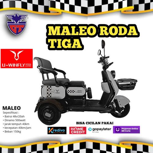Jual Sepeda Listrik UWINFLY MALEO R3 Roda Tiga - Kota Surabaya - TOKO ...