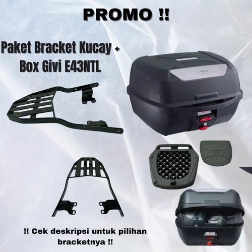 Promo Paket Box Givi E43NTL + Bracket Original Kucay - Box Saja - Kota ...