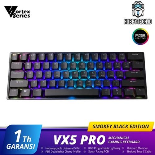 Jual VortexSeries VX5 PRO 60% Mechanical Keyboard - Smokey Black ...