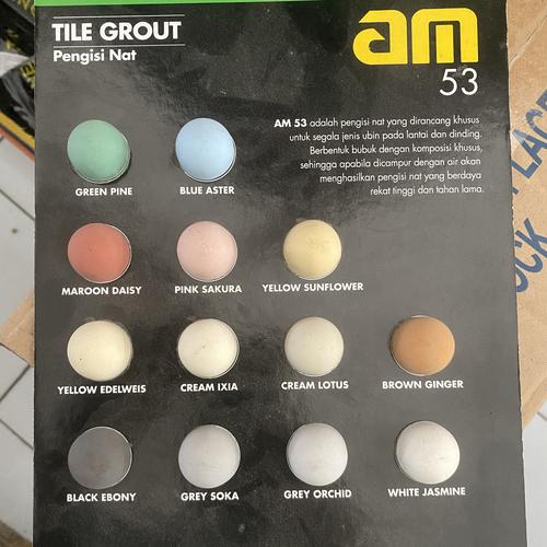 Jual Nat Keramik AM 53 | Pengisi Nat | Tile Grout | Semen Warna | - blue aster - Kota Tangerang ...