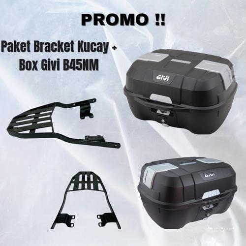 Jual Paket Box Givi B45NM B45 + Bracket Original Kucay - Box Saja ...