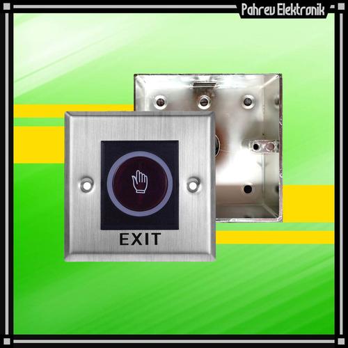 Jual Exit Button Touchless + Outbow Metal | No Touch Button Access ...