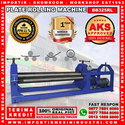 Jual Mesin Roll Plat Besi BB325R 2Hp / 1.5 kw-Rolling Machine - 3 x ...