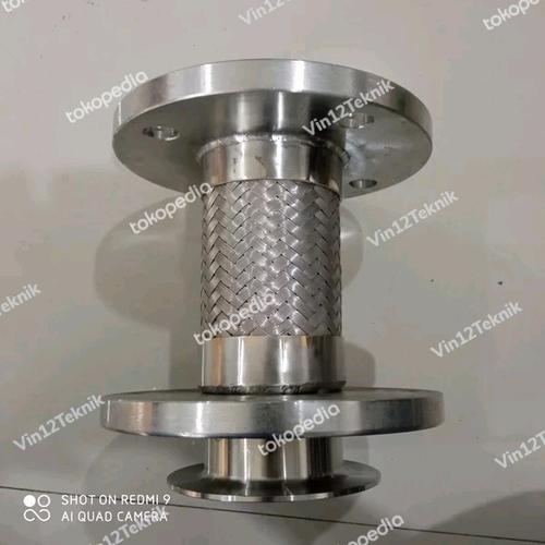 Jual FLEXIBLE HOSE FLANGE JIS 10K 2 1/2" inch P 50cm Stainless SS 304 - Jakarta Barat ...