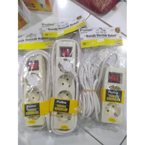 Jual Stop kontak terminal colokan listrik SNI siap pakai - 3 lubang ...