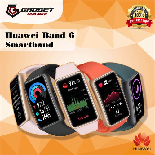 Jual Huawei Band 6 Smartband Amoled SpO2 Monitoring 96 Sports Mode ...