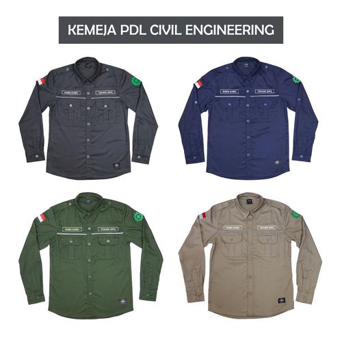 Jual Pre Order Kemeja PDL Civil Engineering - Abu Tua, XXXL - Kab ...