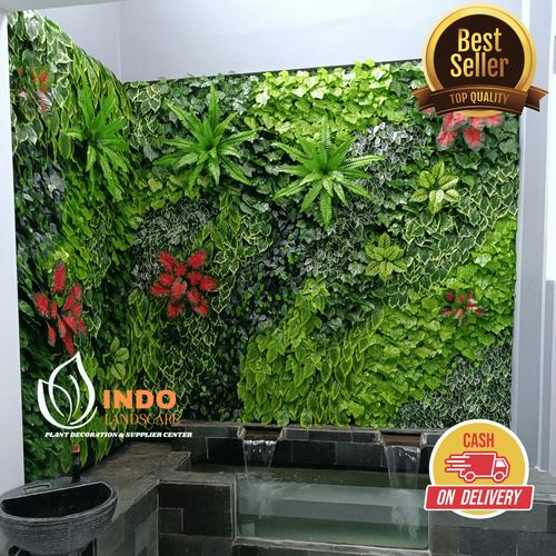 Jual Vertical Garden Artificial Hiasan Dinding Kolam Minimalis Kolam ...