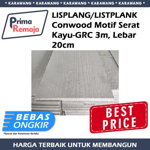 Jual Lisplang \ Listplank Conwood GRC Motif Serat Kayu,Lebar 20cm - Kab ...