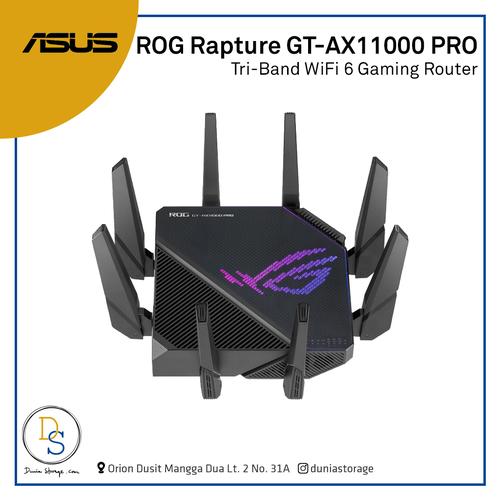 Promo ASUS ROG Rapture GT-AX11000 PRO Tri-Band WiFi 6 Gaming Router ...