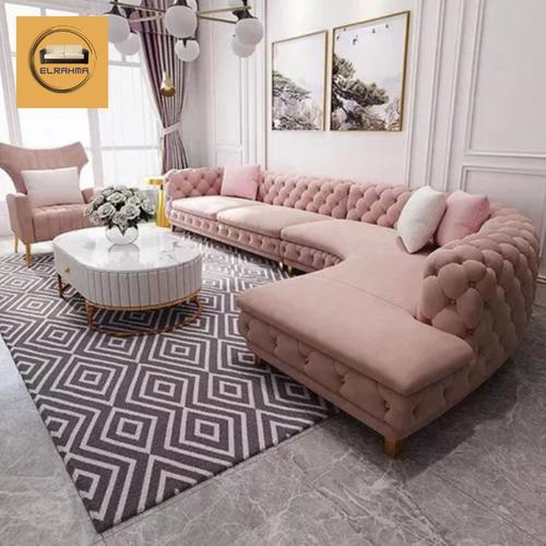 Jual IDEA - Sofa Ruang Tamu L Sudut Chesterfield /Kancing Elegant ...