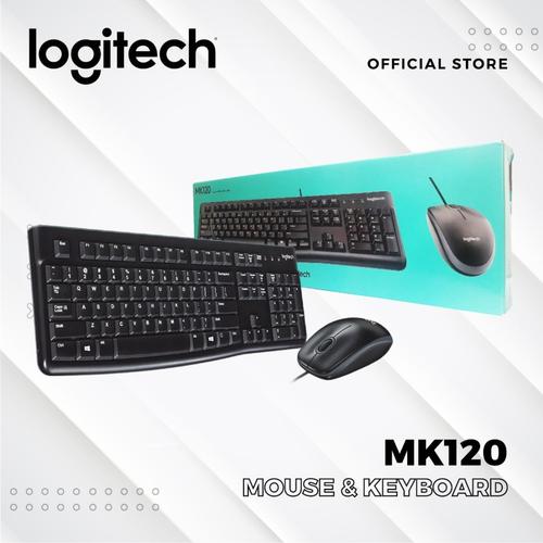 Jual Logitech MK-120 Combo Keyboard dan Mouse Kabel USB - Kota Medan - Land Com | Tokopedia