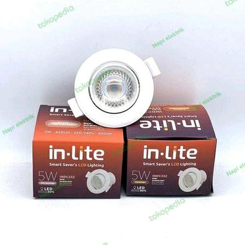 Jual LAMPU LED SPOTLIGHT 5W INLITE LAMPU DOWNLIGHT LED INLITE 5 WATT - Putih - Jakarta Pusat ...