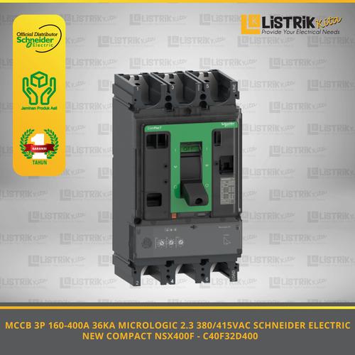 Promo MCCB SCHNEIDER NSX 3P 160-400A 36kA Micrologic 2.3 380/415VAC Cicil 0% 3x - Jakarta Timur ...
