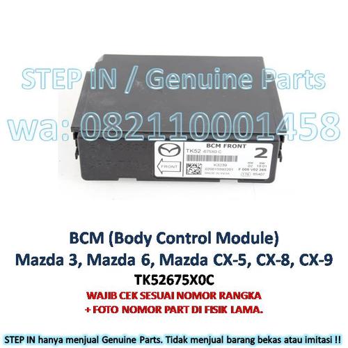 Jual BCM Body Control Module modul MAZDA 3 6 CX5 CX-5 8 9 TK52675X0C ...