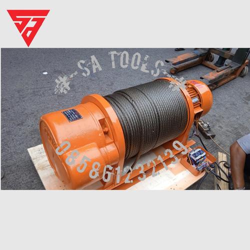 Jual WEKA electric winch 2 ton x 100 meter katror listrik 380 volt ...