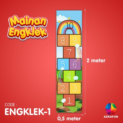 Jual Mainan Tradisional Engklek - tengge tengge - hopscotch - jingkat ...