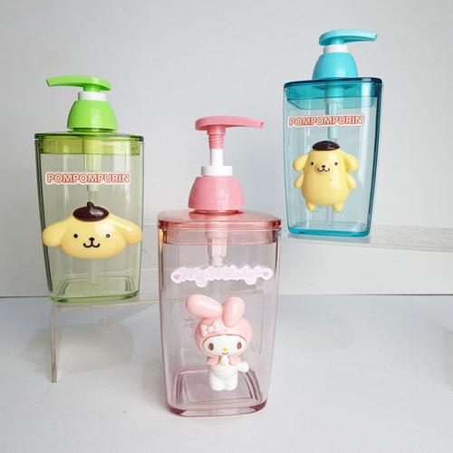 Jual Botol Tempat Sabun Plastik My Melody Pompompurin 420 mL transparan ...