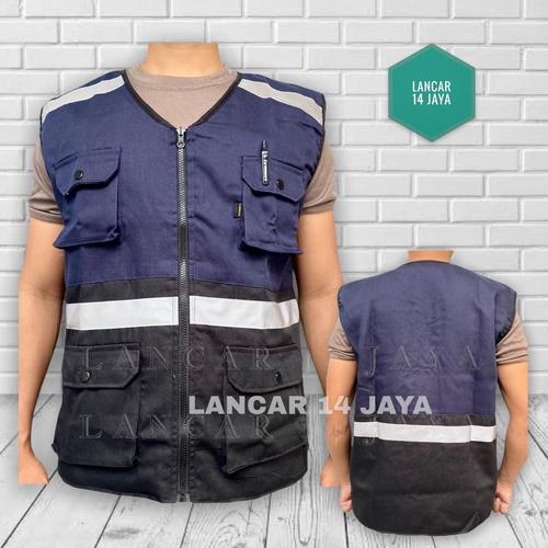 Jual Premium Rompi Safety Kombinasi / Rompi Proyek / Rompi Parkir ...