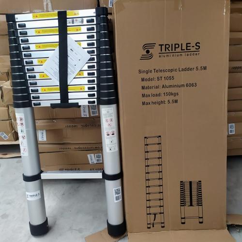 Jual Tangga Double Teleskopik TRIPLE-S Telescopic Ladder 2x6 Steps 5 ...