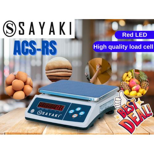 Jual TIMBANGAN SAYAKI ACS+RS 3KG - 30KG SINGLE DISPLAY - Jakarta Barat - Importir Timbangan ...