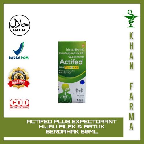 Jual ACTIFED HIJAU Pilek dan Batuk Berdahak untuk Anak dan Dewasa 60ml ...