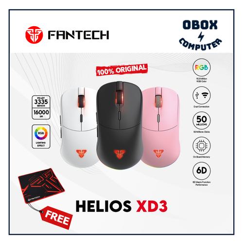 Jual Fantech XD3 Helios Wireless Gaming Mouse Garansi Resmi - FREE MP ...