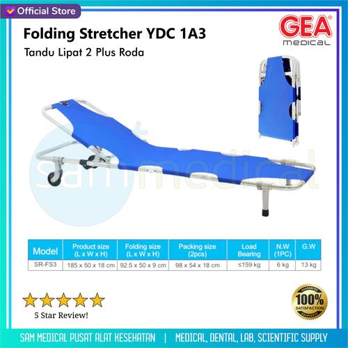 Promo GEA Folding Stretcher / Tandu Lipat + Kaki + Roda YDC 1A3 Cicil 0 ...