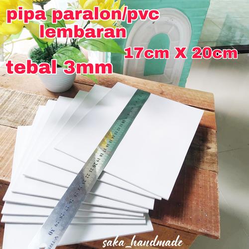 Jual PIPA PARALON/PVC LEMBARAN 17 X 20CM TEBAL 3MM - Kab. Demak - saka ...