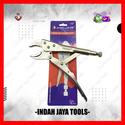 Jual MEIJER Tang Buaya 10 Inch - Tang Jepit Locking Plier Curve Vice ...