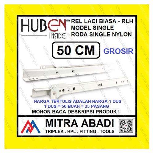 Jual Rel Laci HUBEN 50 cm Putih Drawer Cabinet Slide HUBEN RLH GROSIR ...