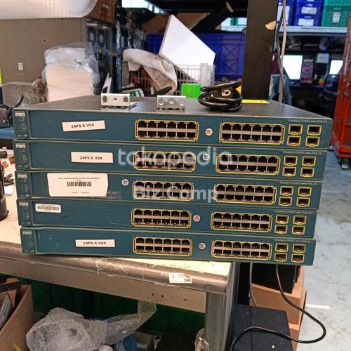 Jual SWITCH CISCO CATALYST 3560G SERIES POE-24 WS-C3560G-24PS-S ...