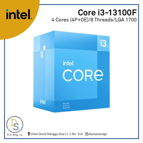 Jual INTEL Core i3 13100F 4 Core 8 Threads Alder Lake LGA1700 Processor ...