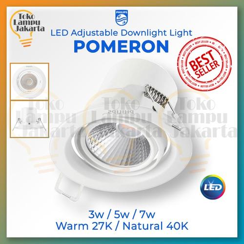 Jual Lampu PHILIPS POMERON 3w 5w 7w spotlight LED recessed - 7 Watt, 2700K - Jakarta Pusat ...