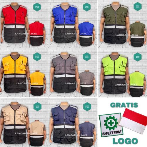 Jual Premium Rompi Safety Kombinasi / Rompi Proyek / Rompi Parkir ...