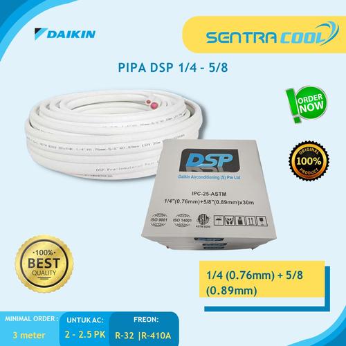 Jual pipa AC DSP 1/4 5/8 (2 pk - 2 ½) Per Meter - Kota Tangerang ...