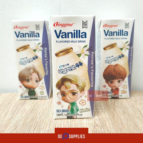 Jual Binggrae Vanilla BTS Milk 200ml - Susu UHT Korea Vanila Bingrae ...