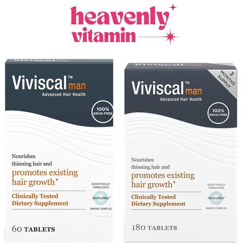 Jual Viviscal Man Hair Growth Supplement 60 Tabs - 1 strips-30 tab ...
