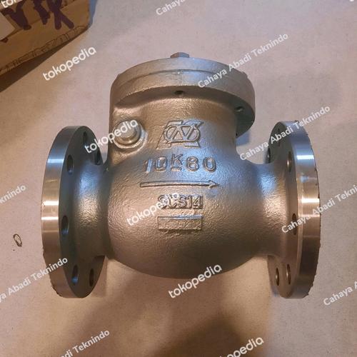 Jual Swing check valve SS316 jis 10k 3"inch / Klep tabok SS 316 ...