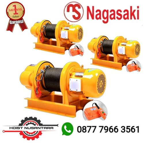 Jual ELECTRIC WINCH HOIS 1 TON X 100 METER 380VOLT NAGASAKI JAPAN ...