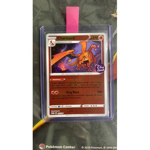Jual Charizard chatime promo 1 kartu permainan indo pokemon tcg card ...