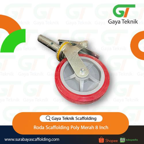 Jual Roda Scaffolding Poly Merah 8 Inch - Kota Surabaya - Gaya Teknik ...