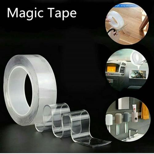 Jual Grip Tape 100 cm Nano Magic Double Isolasi Dinding Tembok HP Lem 3 ...