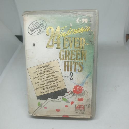 Jual Kaset box 24 EVERGREEN HITS part.2 versi. Indonesia - Kota ...