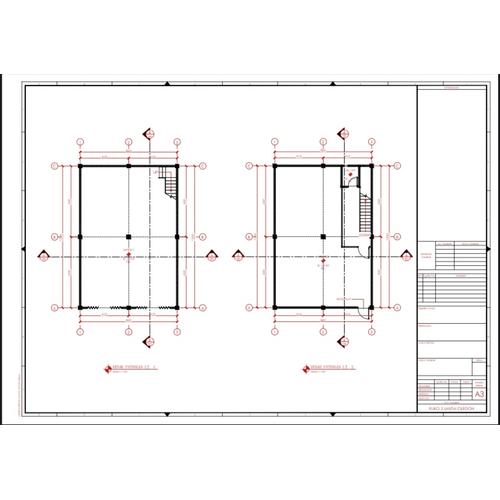 Jual Gambar ruko 2 lantai gambar kerja arsitektur 2D 3D & Perhitungan ...