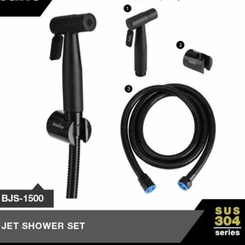 Jual JET SHOWER TOILET HITAM JET SPRAY TOILET SEMPROTAN KAMAR MANDI ...