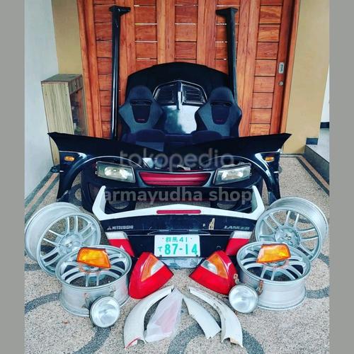 Jual body kit Bodikit original lancer Evolution 5 CK4 fullset plug n ...