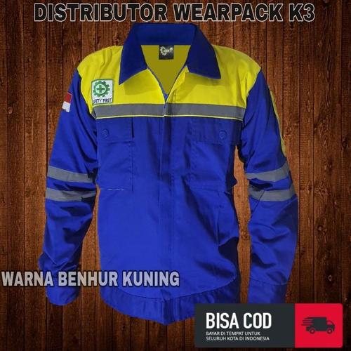 Jual Baju Wearpack Safety/Pakaian Kerja Proyek/Apd /K3 / Lengan Panjang ...
