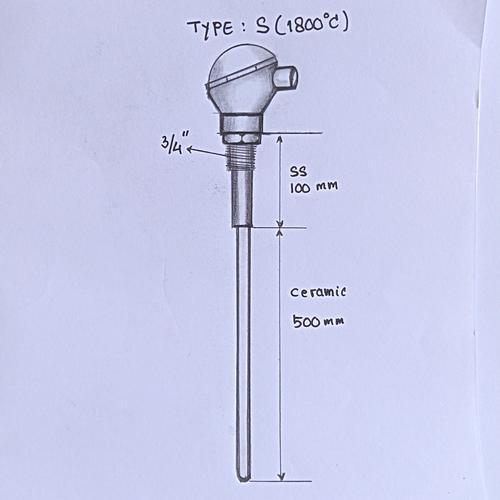 Jual thermocouple type S 600 mm - Jakarta Barat - Super Heaters | Tokopedia